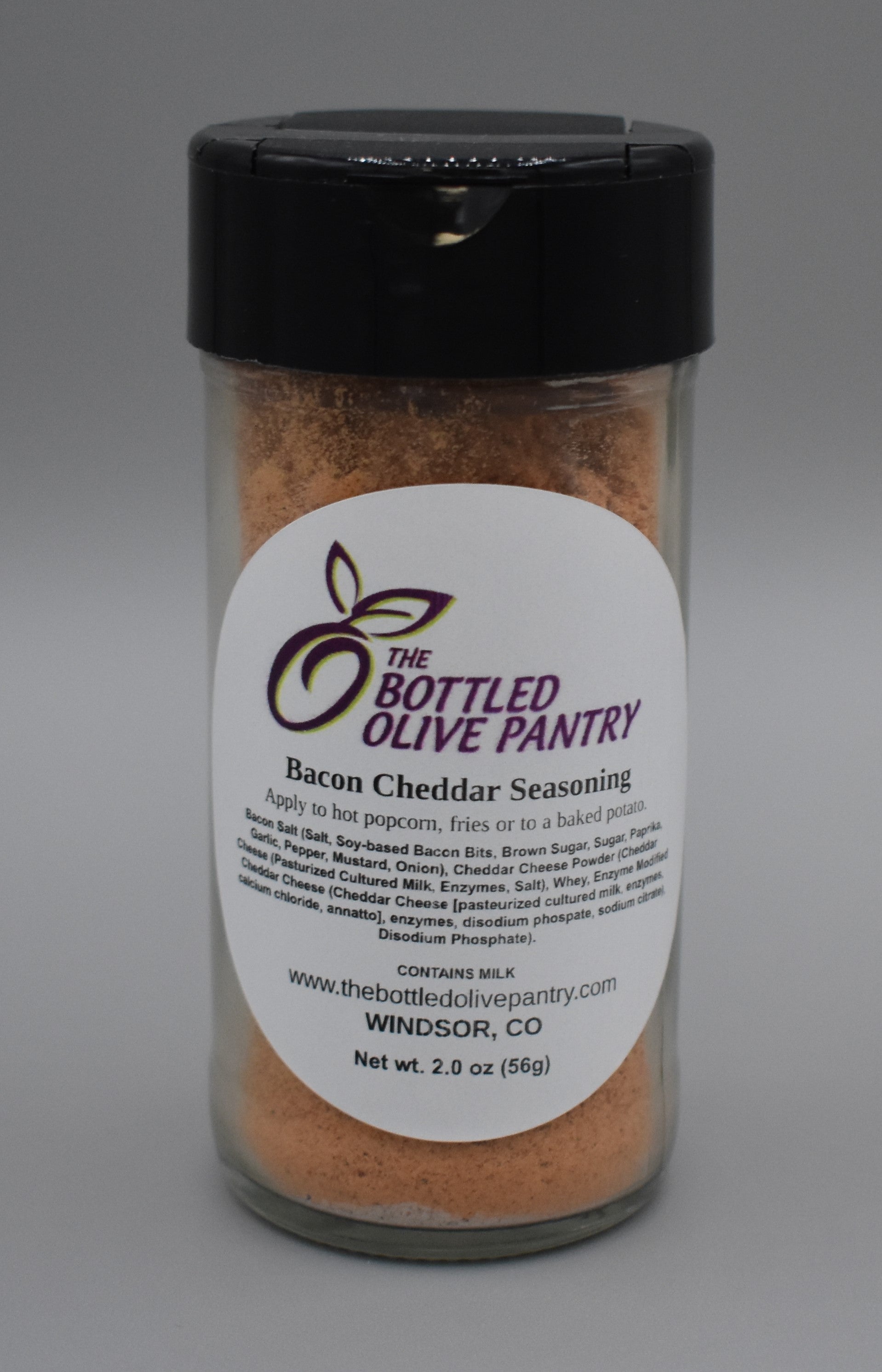 BACON CHEDDAR SEASONING | The Bottled Olive Pantry