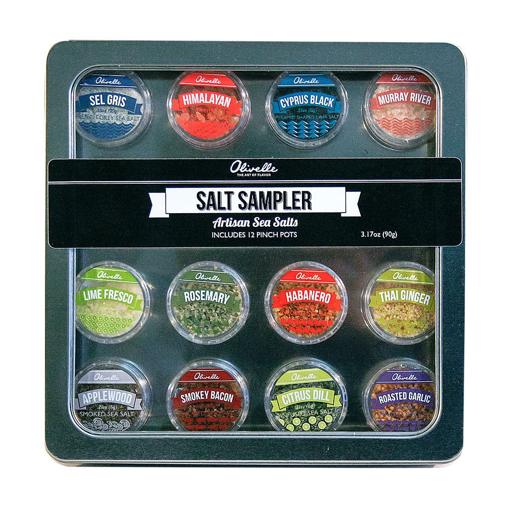 INFUSED SEA SALT SAMPLER | The Bottled Olive Pantry